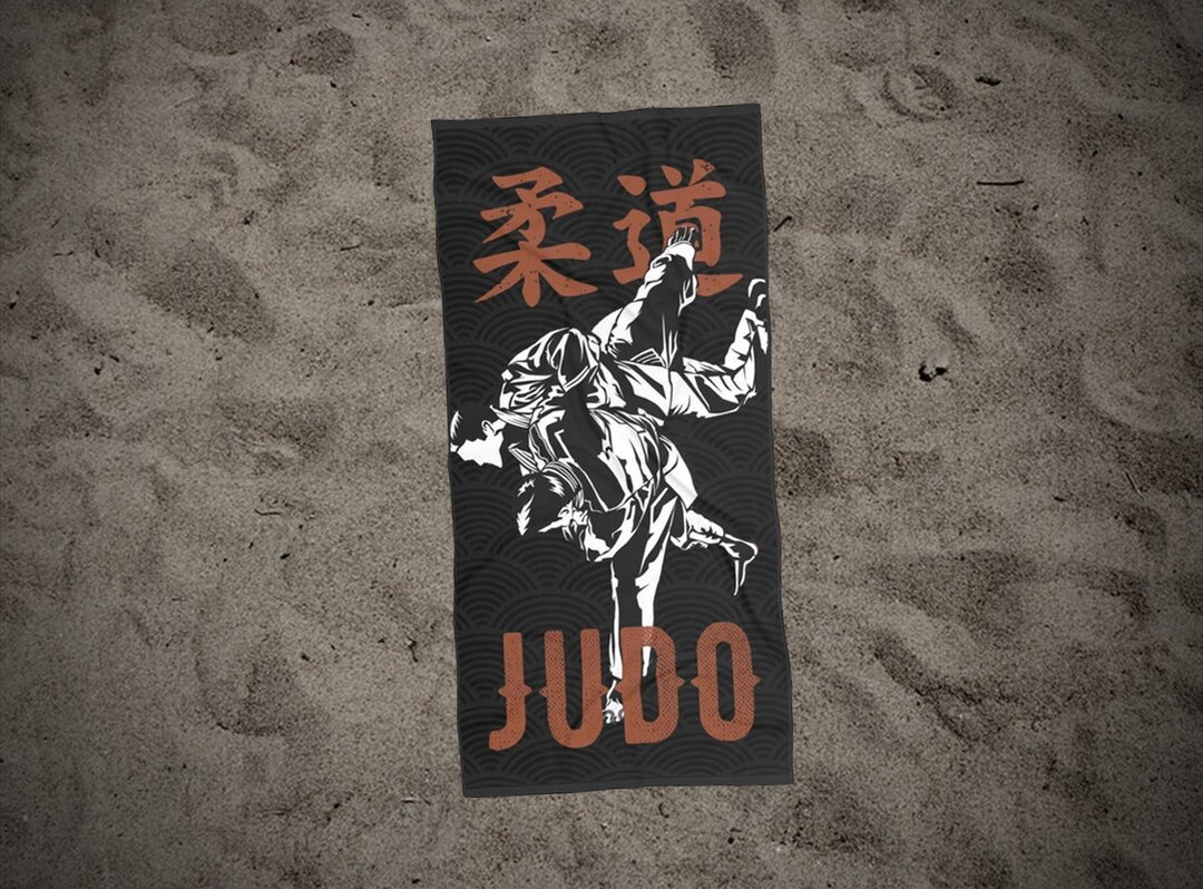 Judo Beach Towel: Soft Cotton-blend, Dojo or Beach - Etsy
