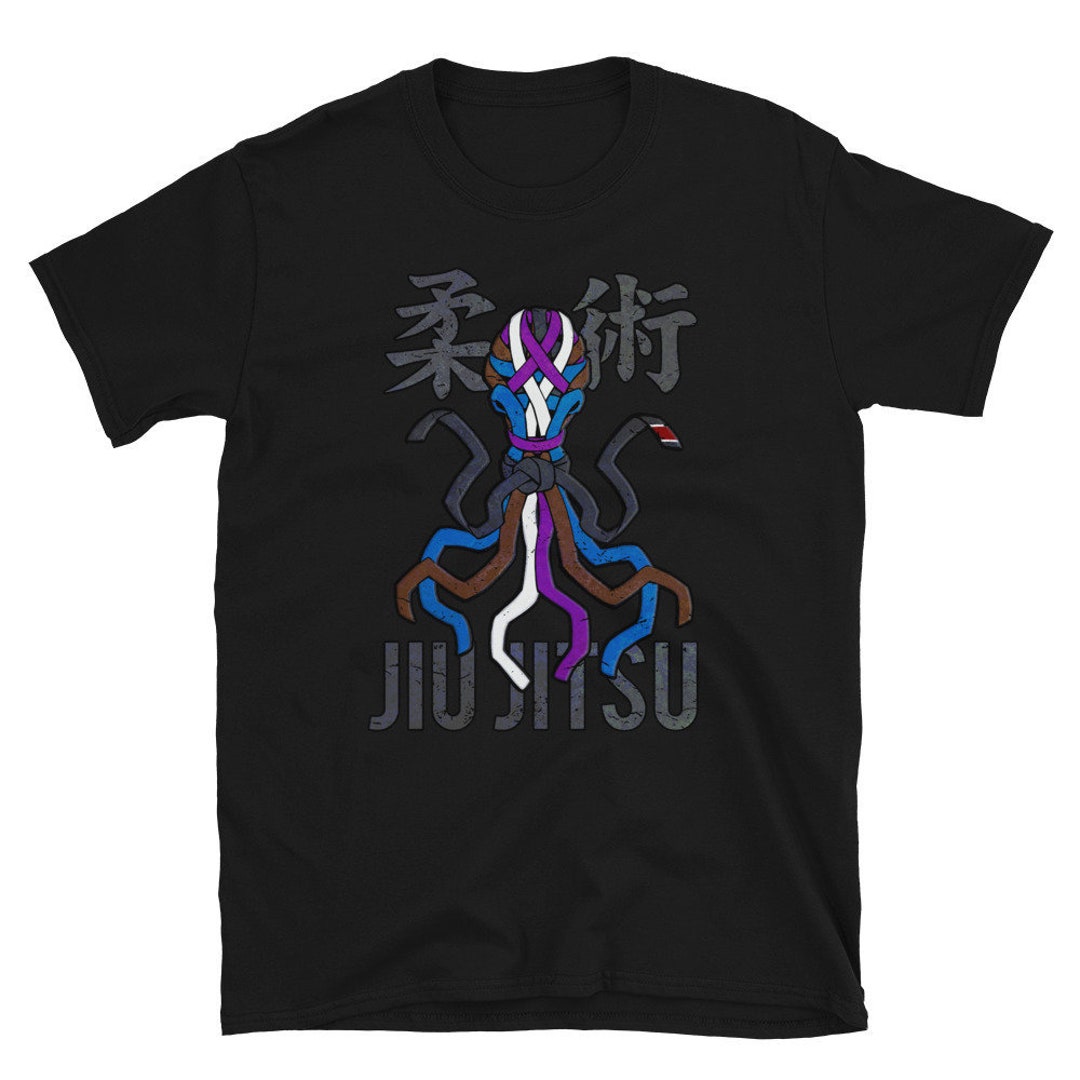 Jiu Jitsu Belts Octopus T-shirt, BJJ, Brazilian Jitsu, Ju Jutsu - Etsy