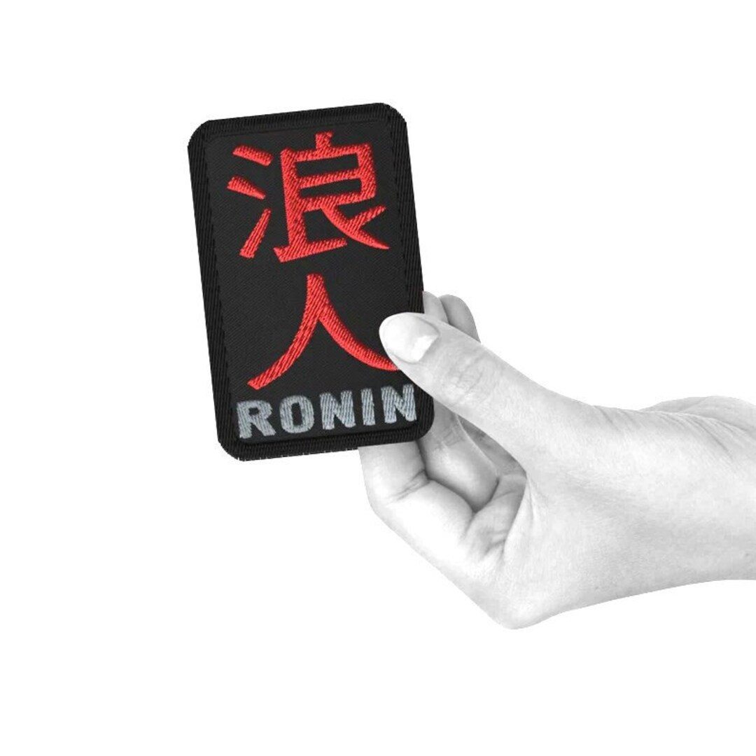 Ronin Embroidered Patch, Samurai Warrior - Etsy