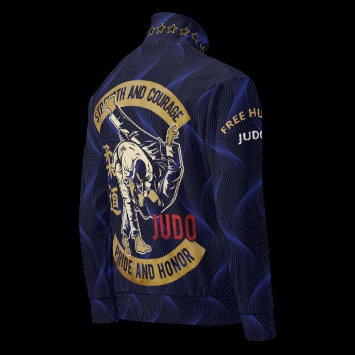 Judo FAN Jacket, Proud Judoka Unique Track Jacket - Etsy
