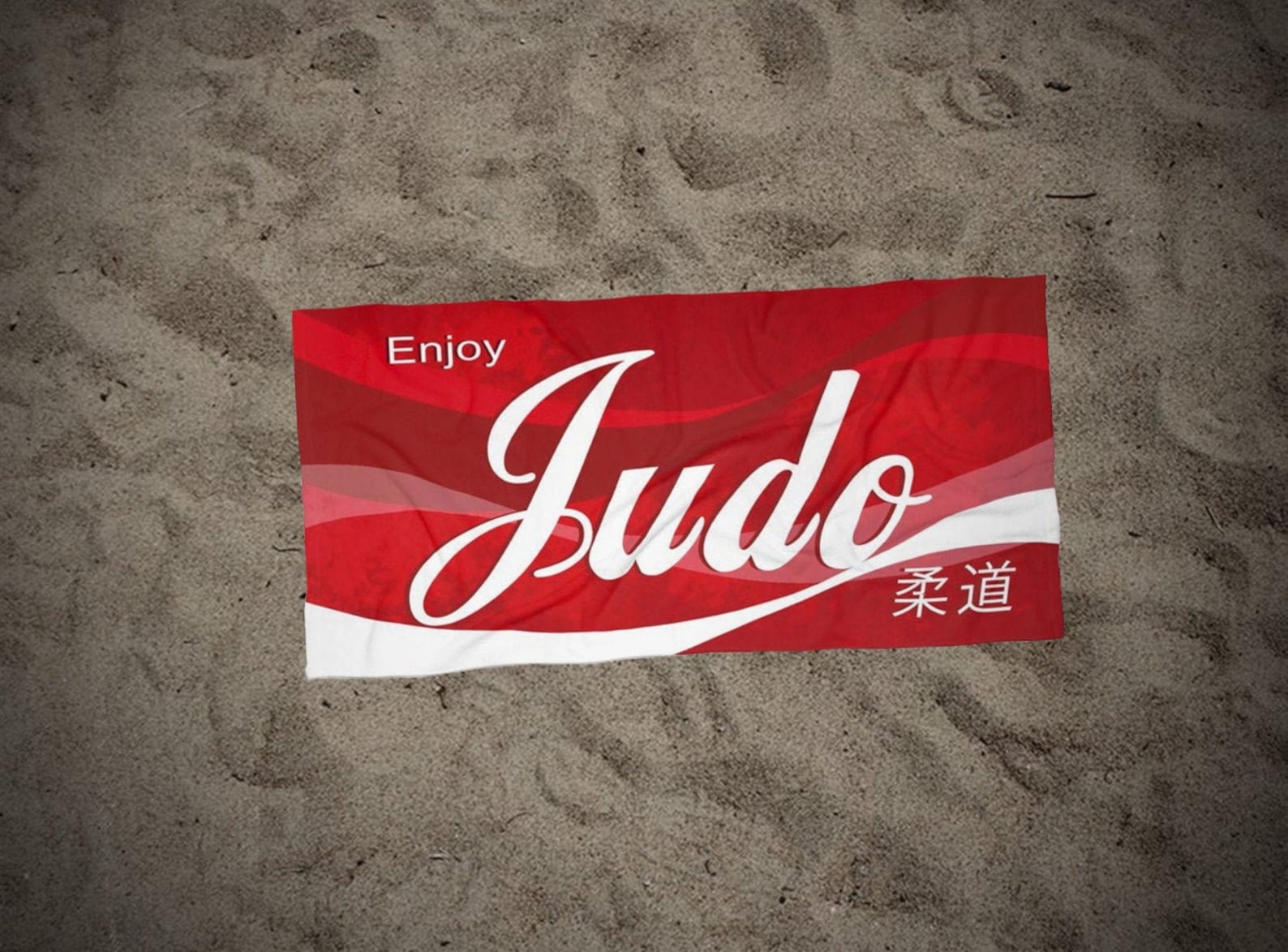 Enjoy JUDO Towel Judoka on the Beach - Etsy