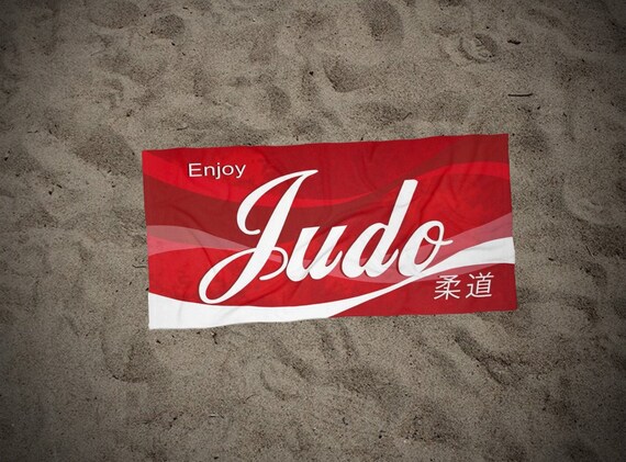 Enjoy JUDO Towel Judoka on the Beach | Etsy