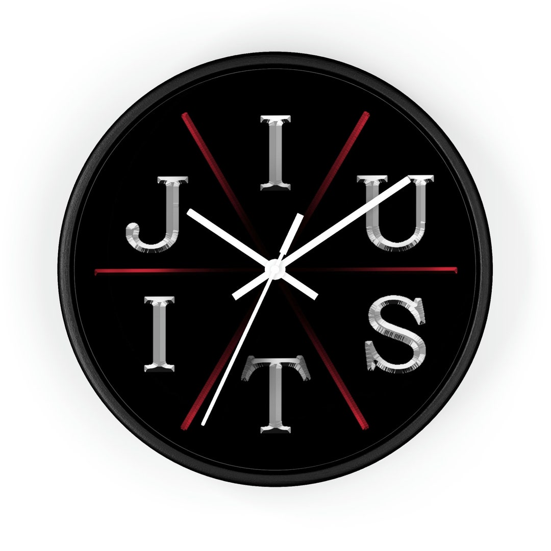 Jiu Jitsu Wall Clock, Time for Jiu Jitsu Class, Bjj, - Etsy
