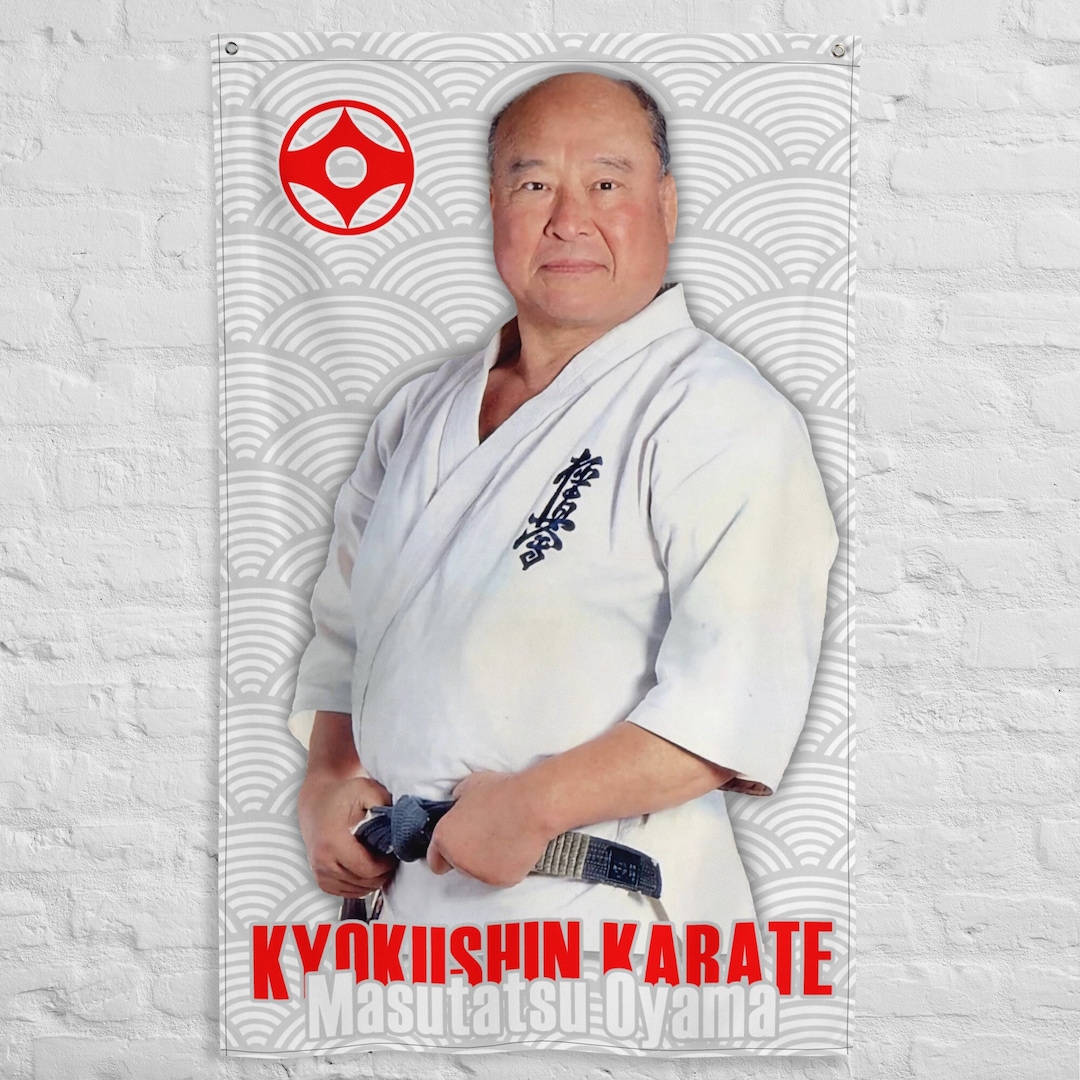 Kyokushin Karate Flag, Mas Oyama - Etsy