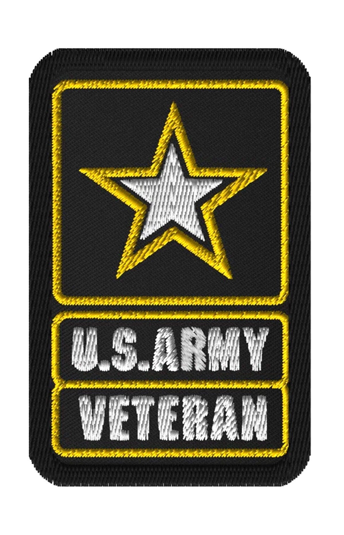 US Army Veteran Embroidered Patch, Military Service, - Etsy