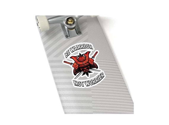 Warrior Sticker Samurai Motivational Sticker Bushido Spirit - Etsy