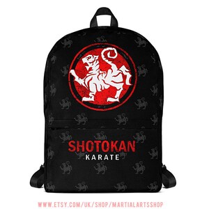 Shotokan Karate Master Backpack Shotokan Karate Bag | Etsy