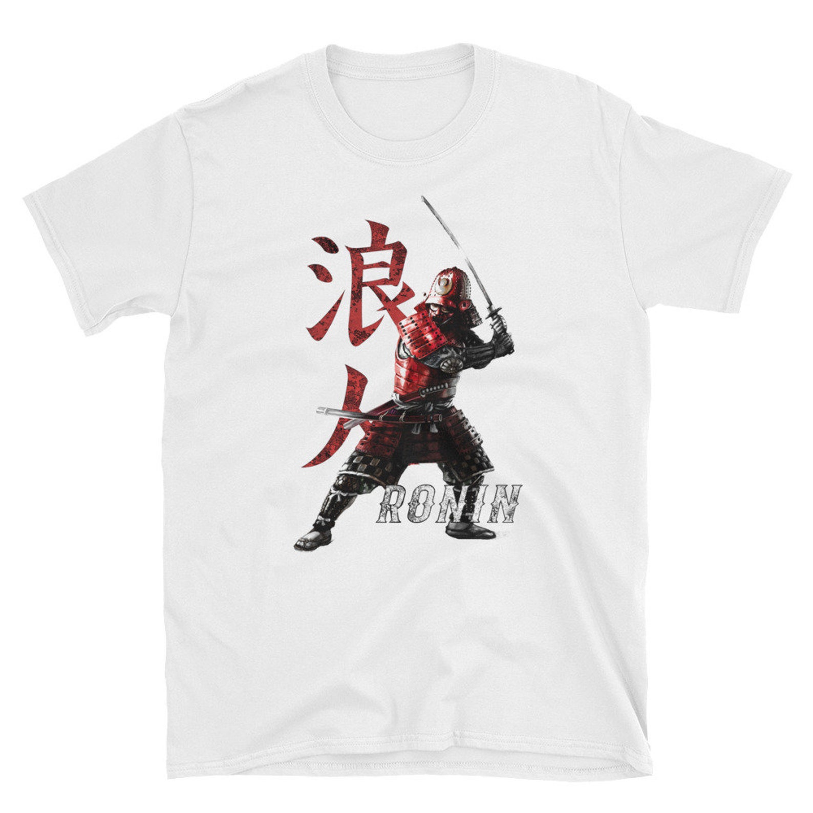 Ronin Warrior Ronin Kanji Samurai T-shirt Martial Arts Martial | Etsy UK