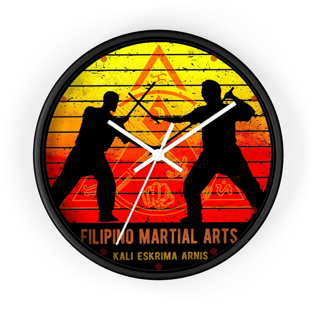 FMA Wall Clock, Time for Filipino Martial Arts - Etsy
