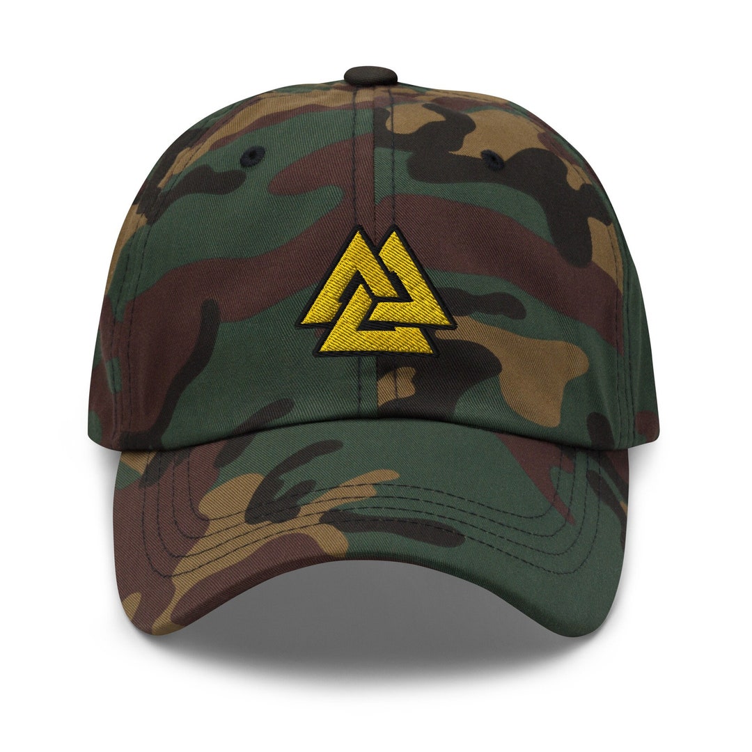 Valknut Odin's Knot Hat, Viking Symbol Cap, Nordic Warrior - Etsy