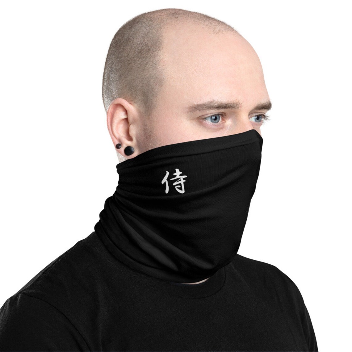 Samurai Face Mask Neck Gaiter Headwear Ronin Facemask - Etsy