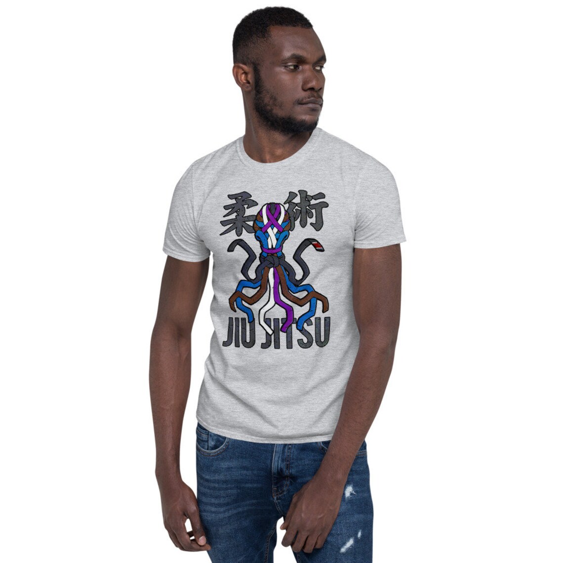 Jiu Jitsu Belts Octopus T-shirt, BJJ, Brazilian Jitsu, Ju Jutsu - Etsy