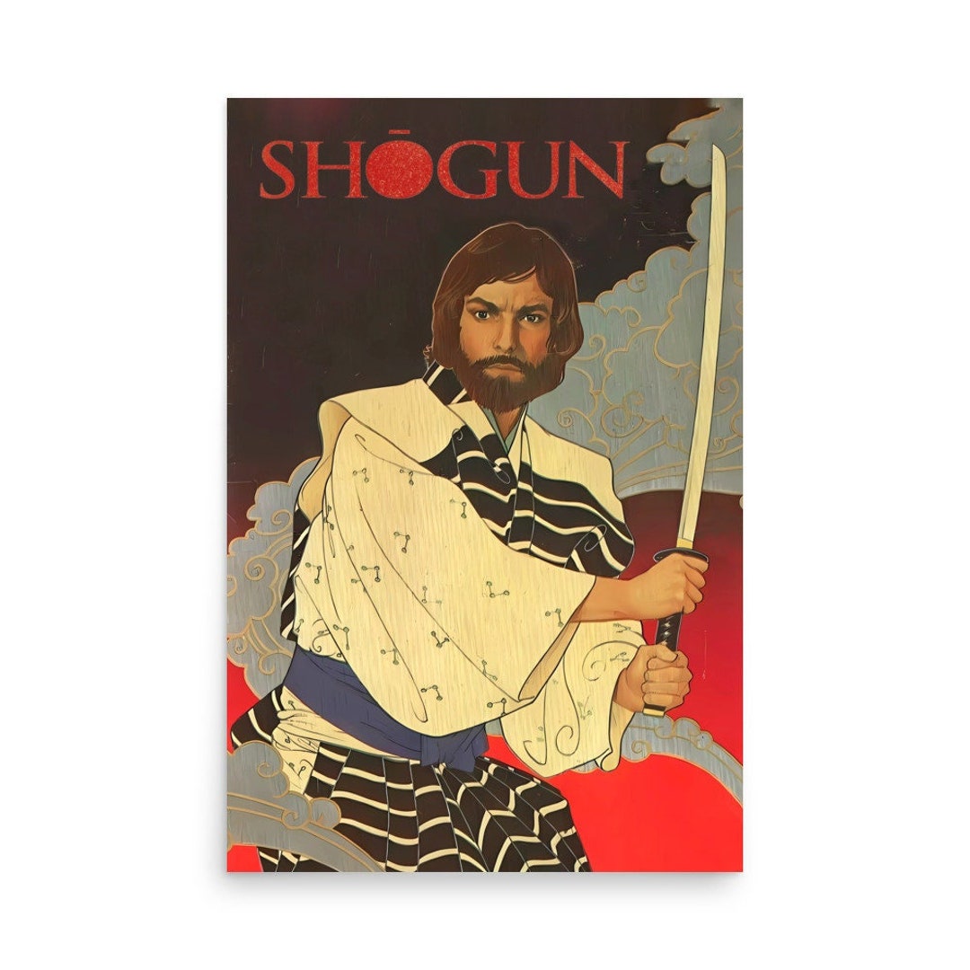 Shogun Poster, Classic TV Show, Samurai, Vintage Movie Poster, - Etsy