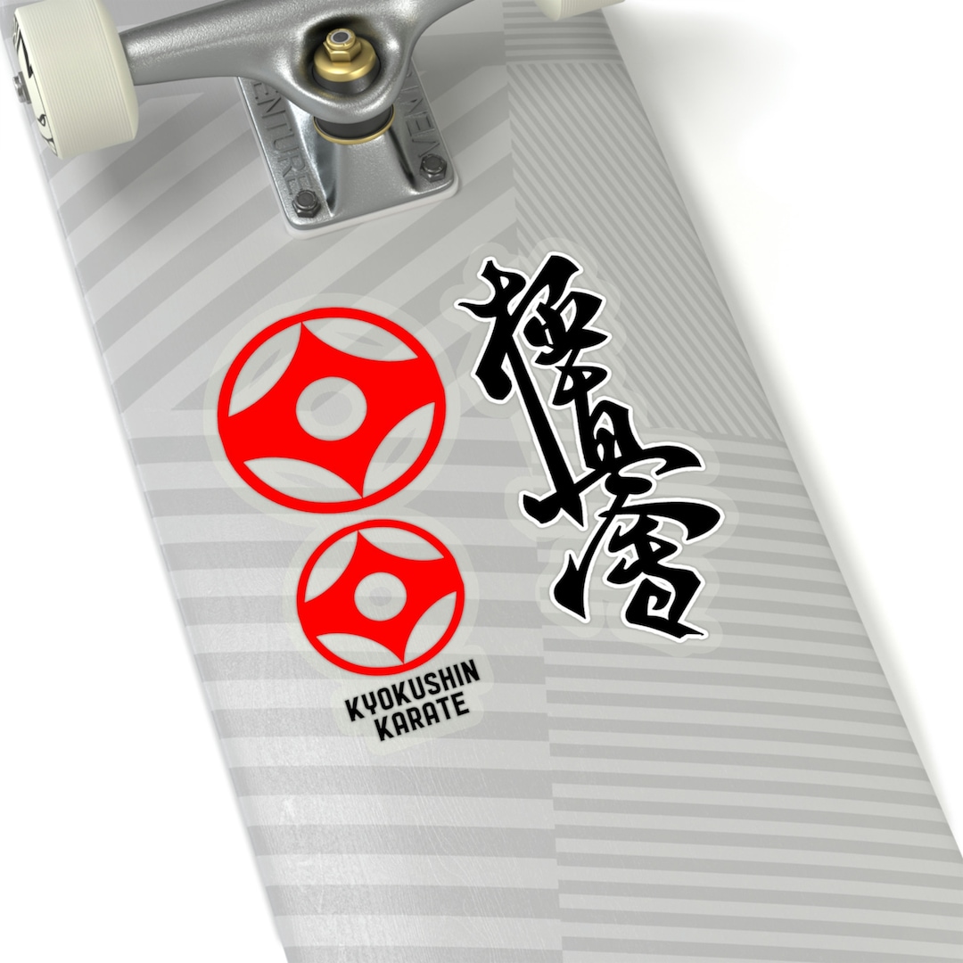 Kyokushin Karate Sticker Pack, Kyokushin Logo and Kanji - Etsy