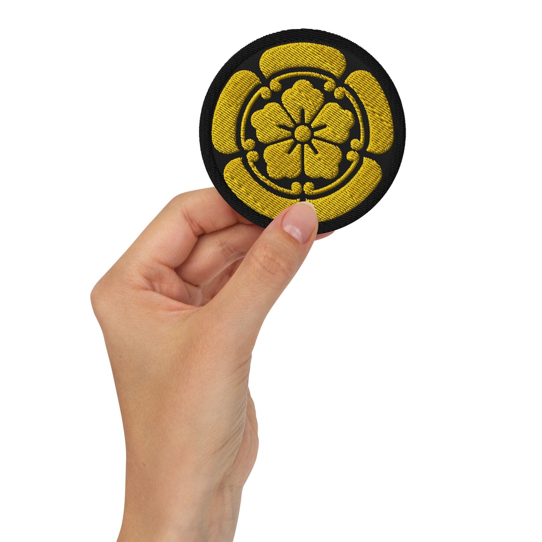 Oda Clan Emblem Embroidered Patches, Samurai Patch - Etsy