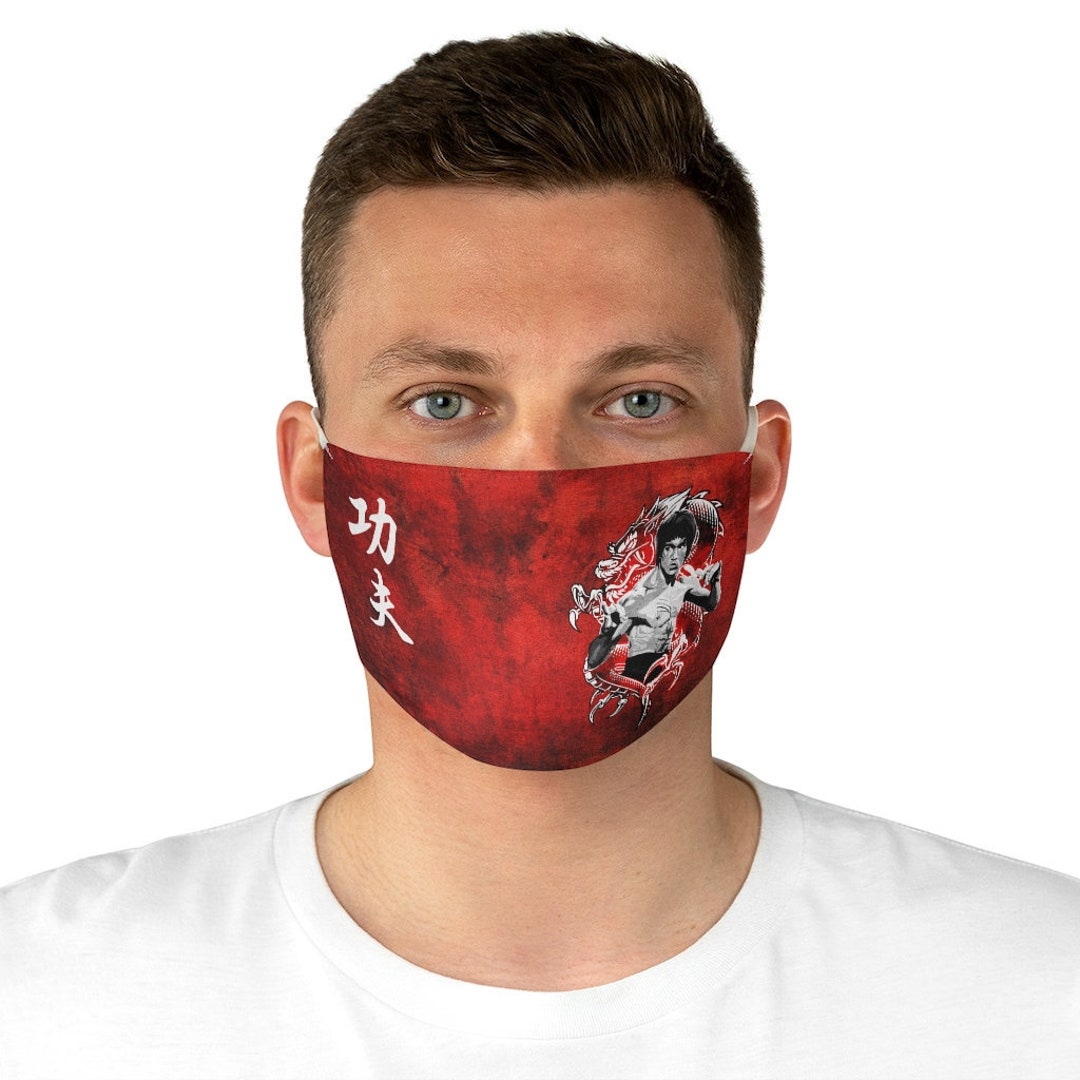 The Dragon Face Mask Bruce Lee Kung Fu Legend Kungfu - Etsy
