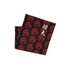 Kung Fu Face Mask, Neck Gaiter, Headwear, Kungfu Facemask, Headband ...