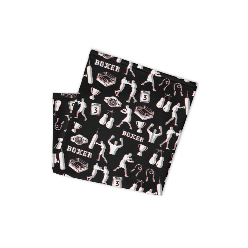 Boxer Face Mask Neck Gaiter Scarf Headwear Facemask - Etsy