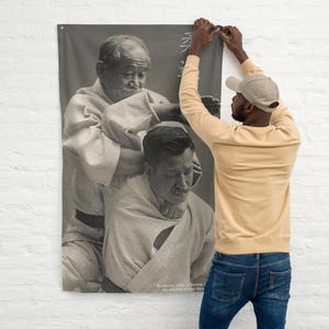 Judo Flag, Jigoro Kano, Dojo Wall Design, Judoka Gift - Etsy