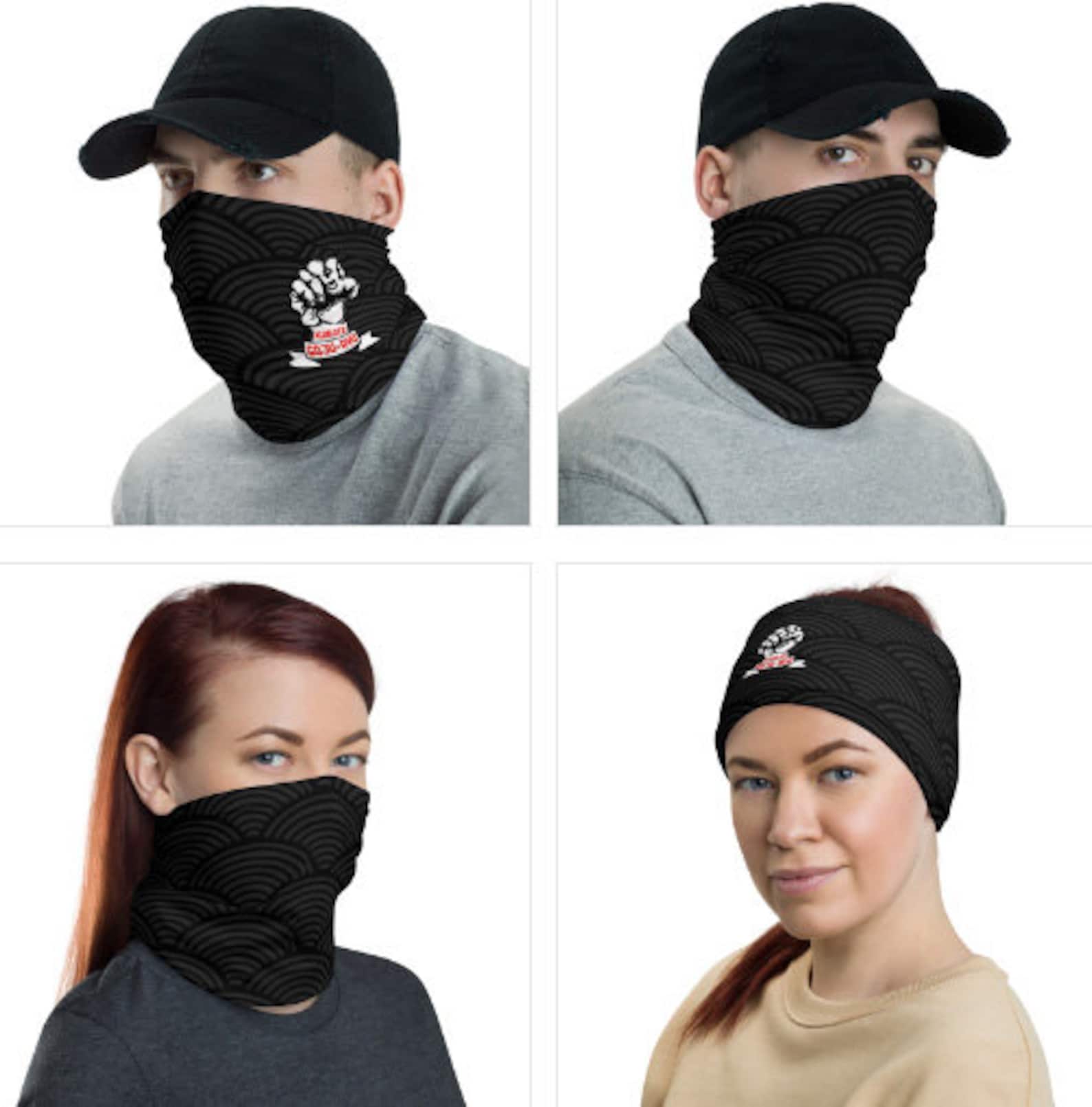 Goju Ryu Karate Face Mask Neck Gaiter Headwear Facemask - Etsy