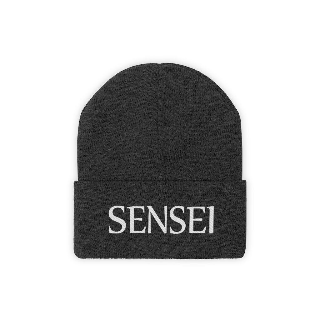 Sensei Beanie Hat Martial Arts Teacher Coach Jiu Jitsu - Etsy