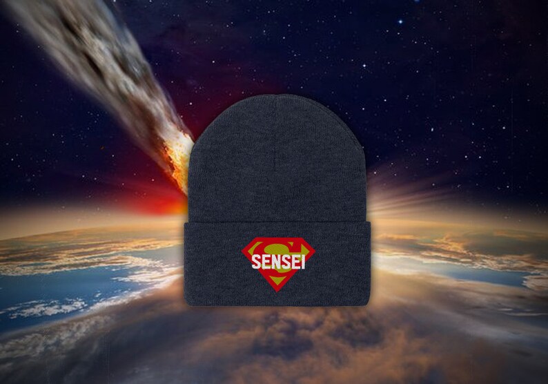 Super Sensei Knit Beanie Sensei HAT Kendo Iaido Aikido - Etsy