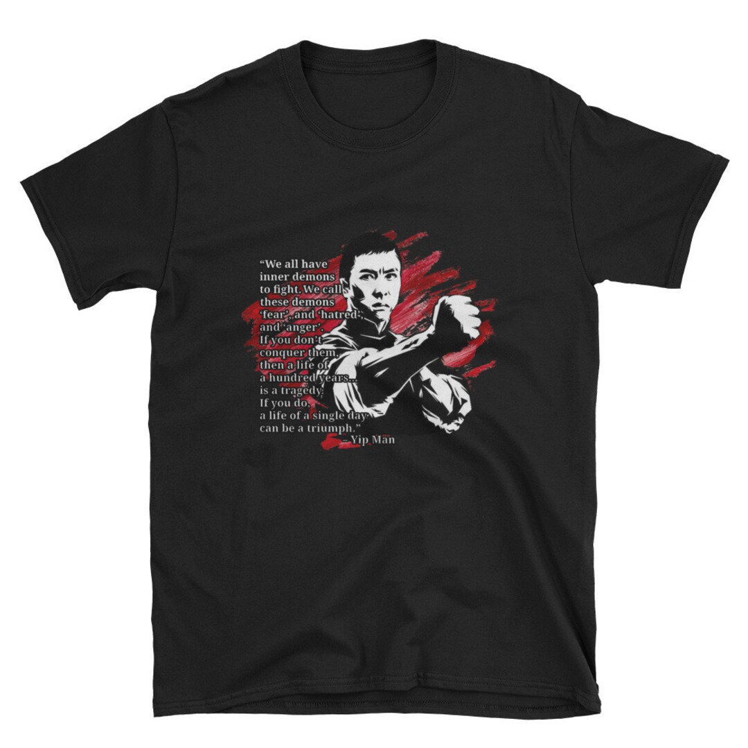 Wing Chun Ip Man Master Quote T-shirt, Martial Arts, Yip Man - Etsy