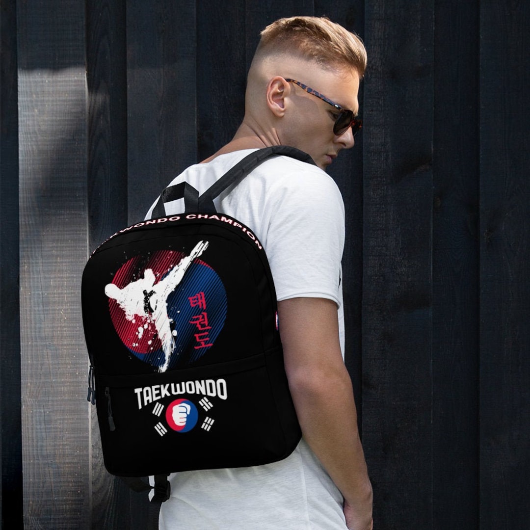 Taekwondo Backpack, Tae Kwon Do - Champion, Gift for Taekwondo Adults ...