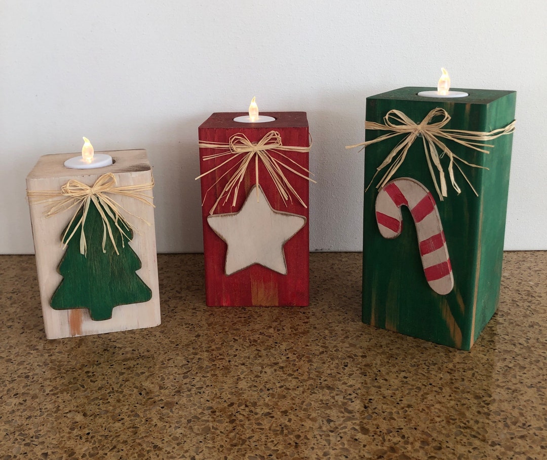 Christmas Blocks,christmas Decor, Christmas Decorations,christmas ...