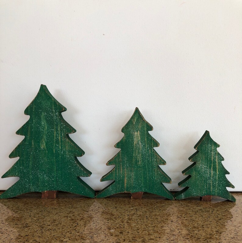 Christmas Tree Trio - Etsy