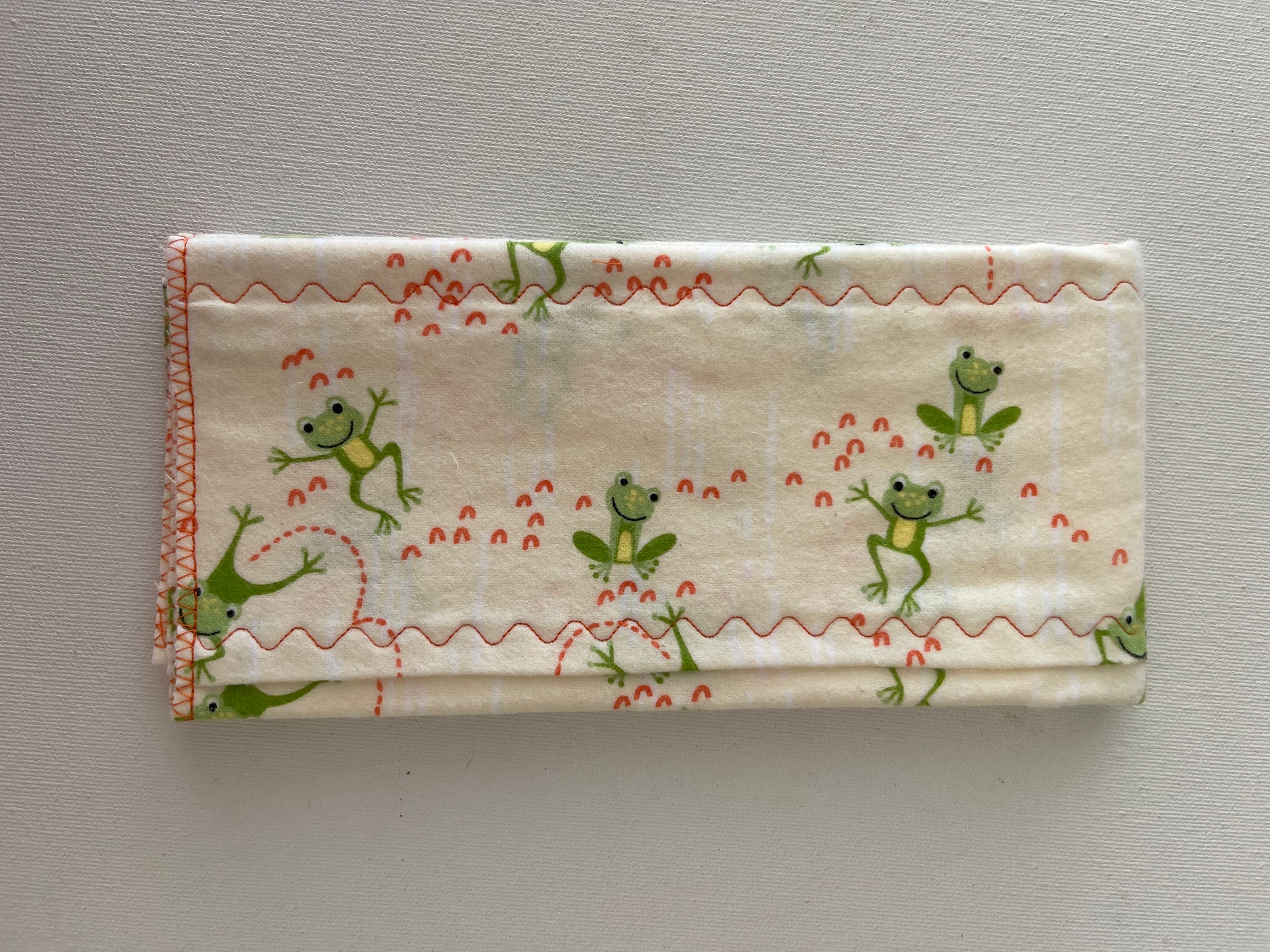 Butterfly, Frog and Ladybug Burp Cloth Set - Etsy
