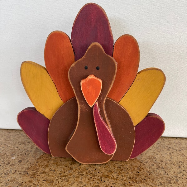 Wooden Turkey - Etsy