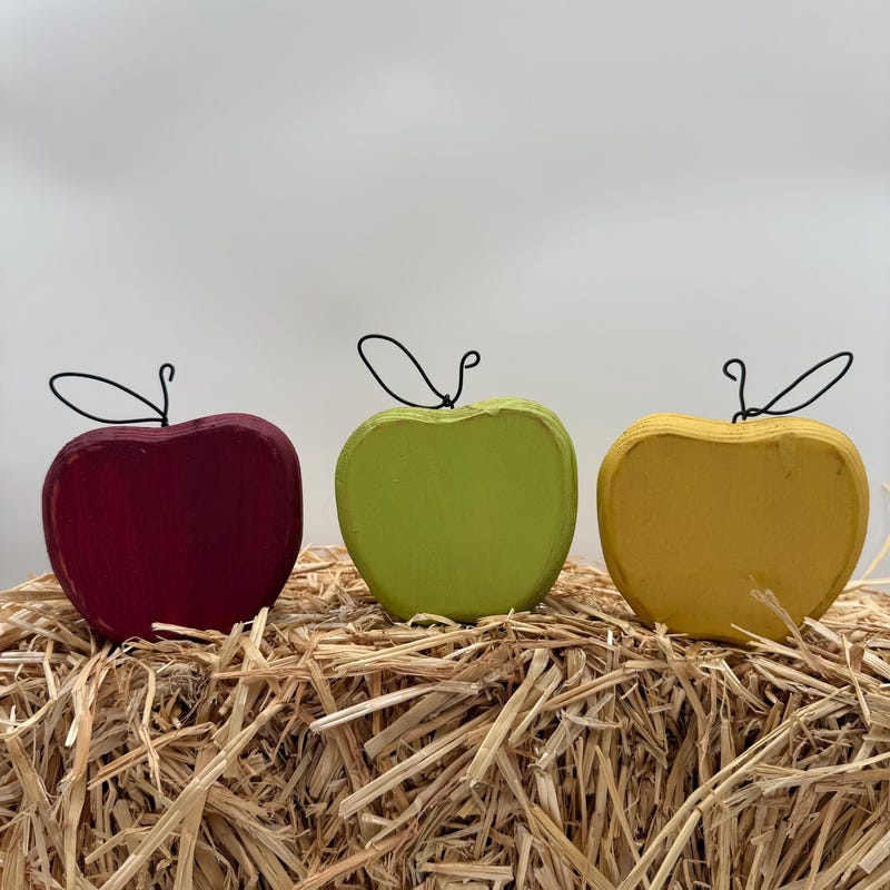 Wooden Apple - Etsy