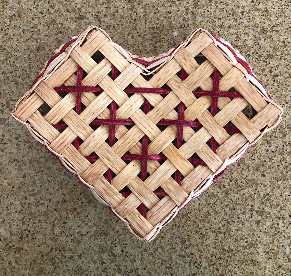 Heart Basket Valentines Day Gift - Etsy