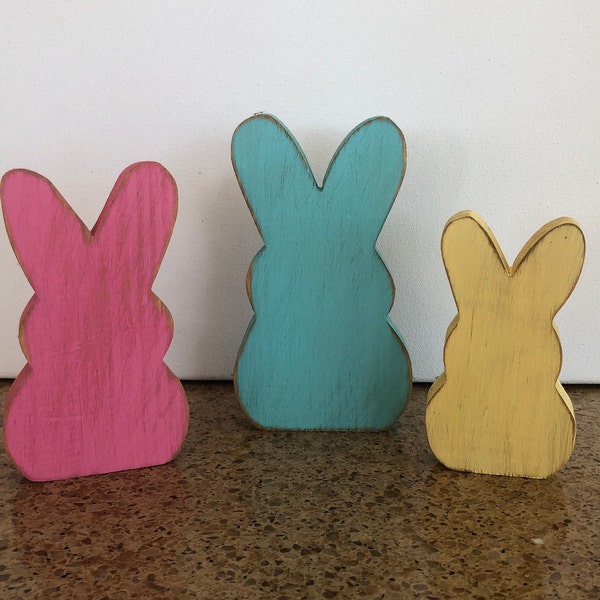 Wooden Bunny Stand - Etsy