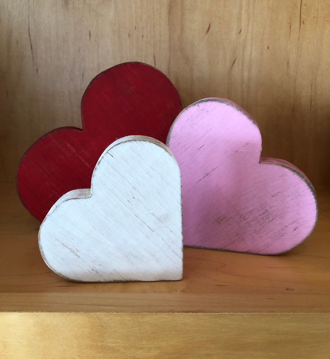 Valentine’s Day Heart Trio - Etsy