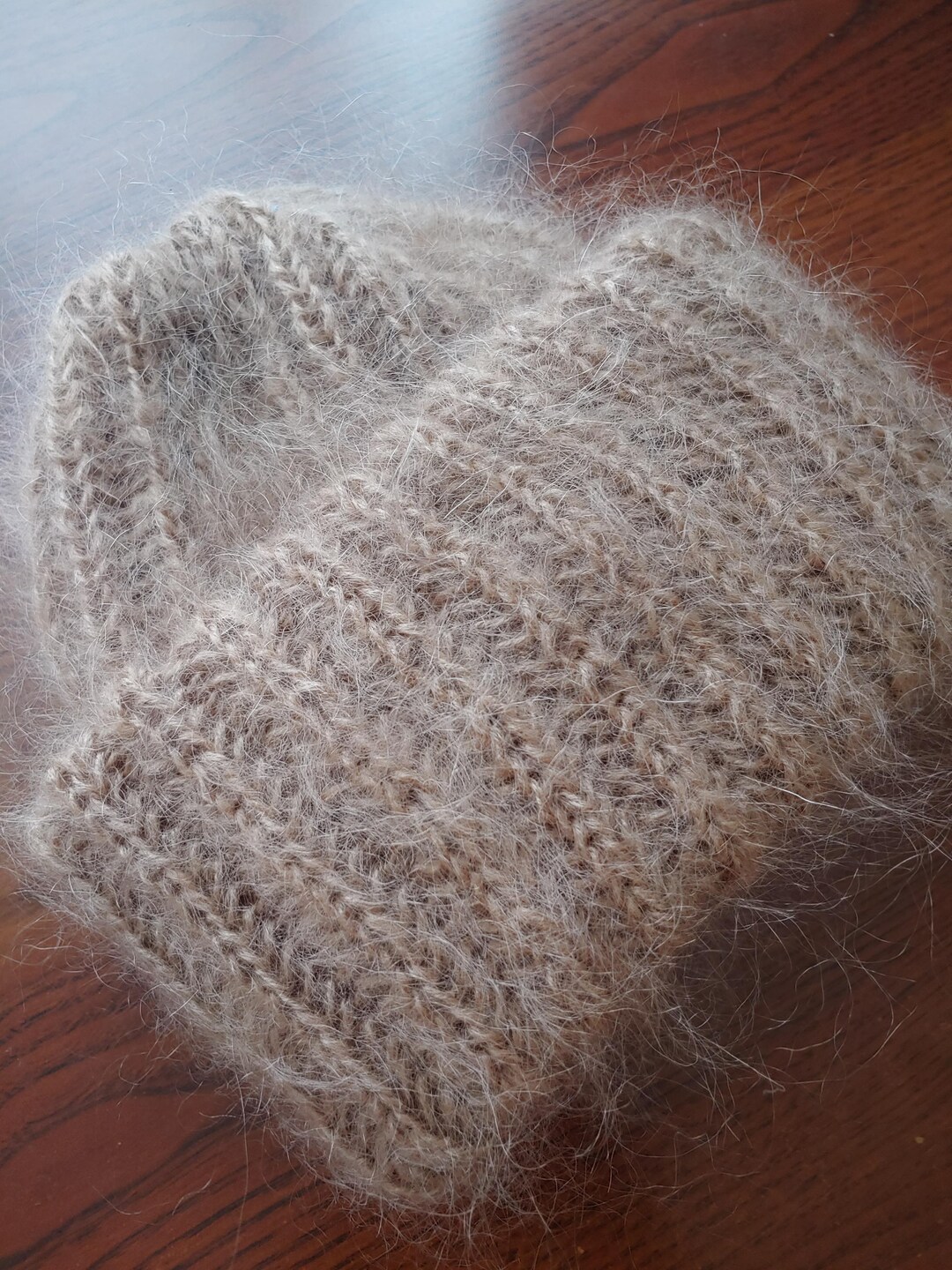 Fluffy Mohair Hat and Snood Set: Handmade Angora Blend - Etsy