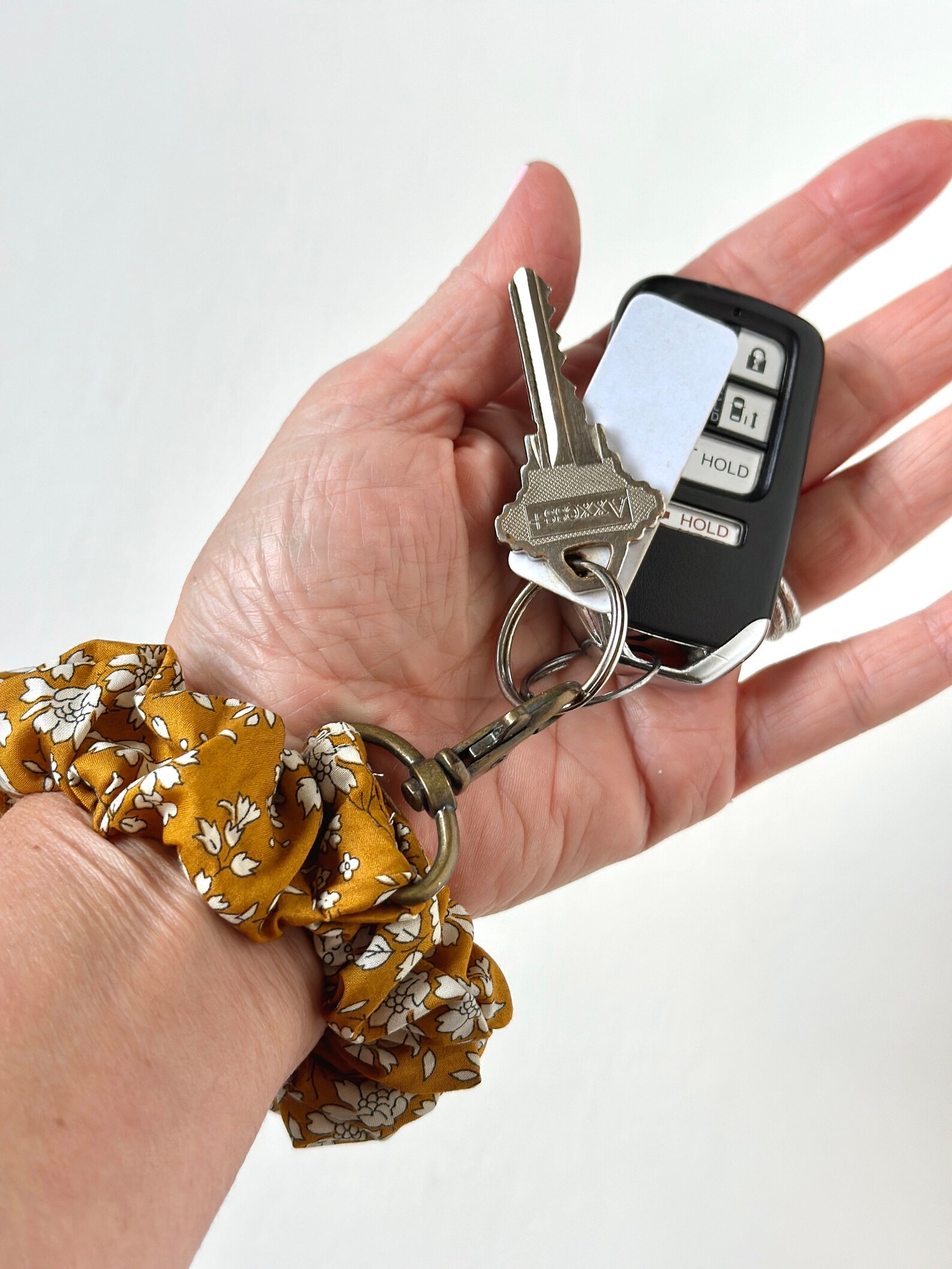 Wristlet Scrunchie Keychain Scrunchie Several Patterns Liberty Cotton ...