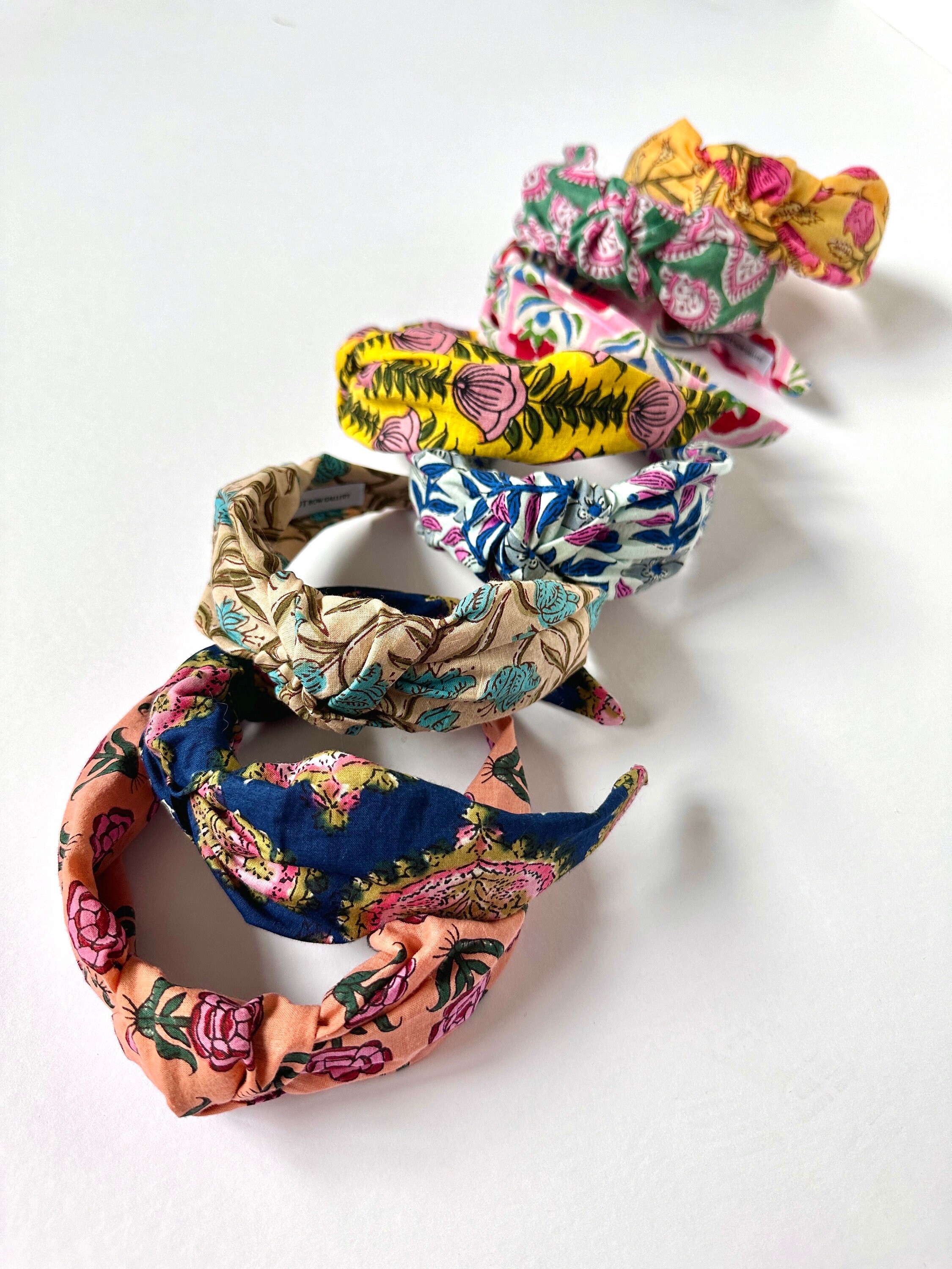 The Maya Knot Headband | Knot Headband | Handmade in USA | Indian Block ...