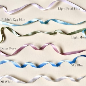 Double Sided Satin Tie Ribbon | Upscale Women's Bow | Super Skinny ...