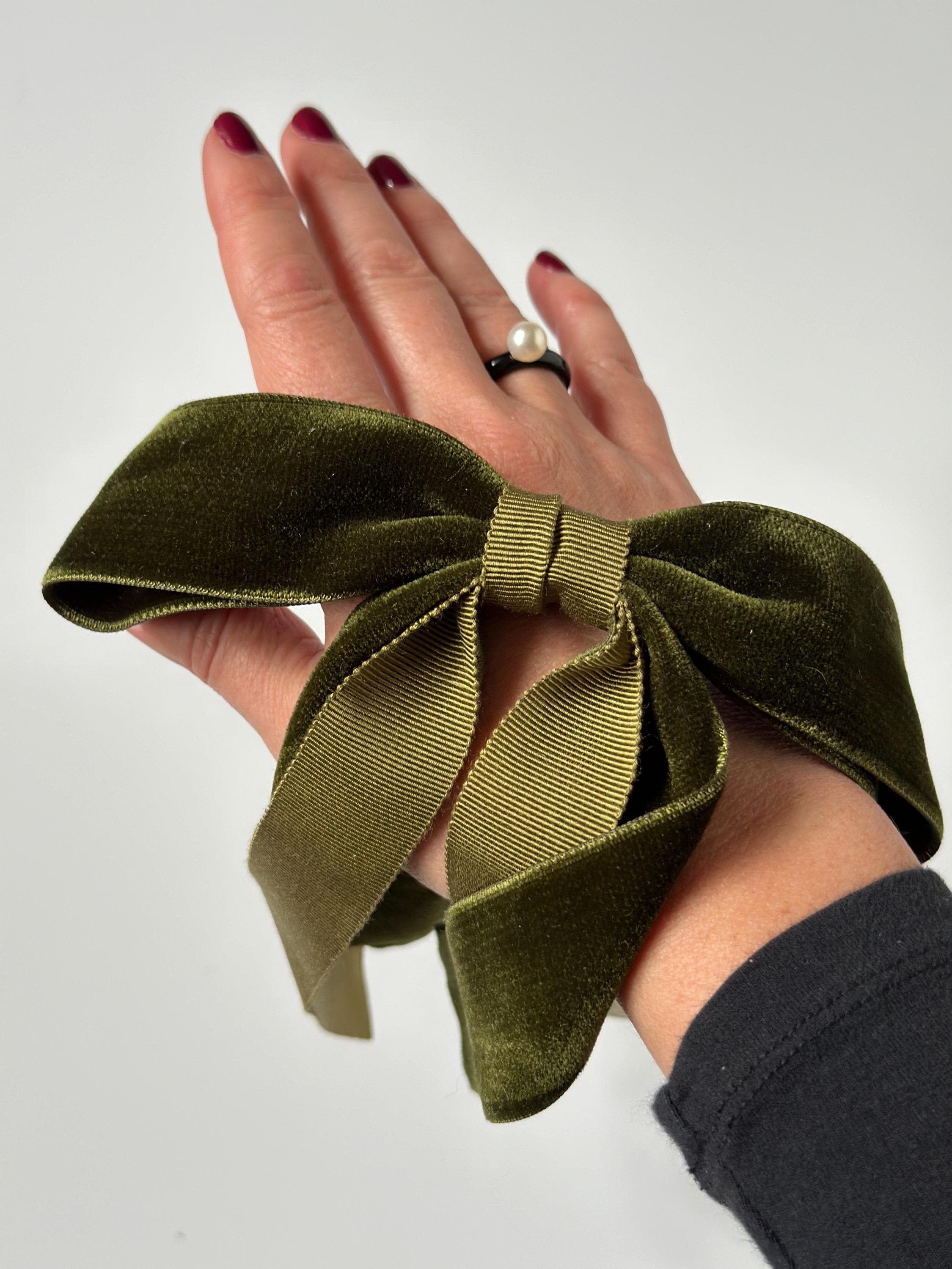 The Soho Bow | the Fall Collection | Silk Velvet Grosgrain Bow ...