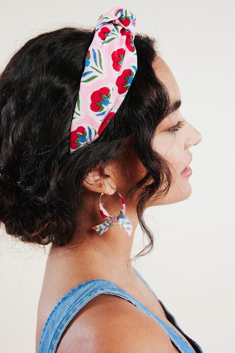 The Maya Knot Headband | Knot Headband | Handmade in USA | Indian Block ...