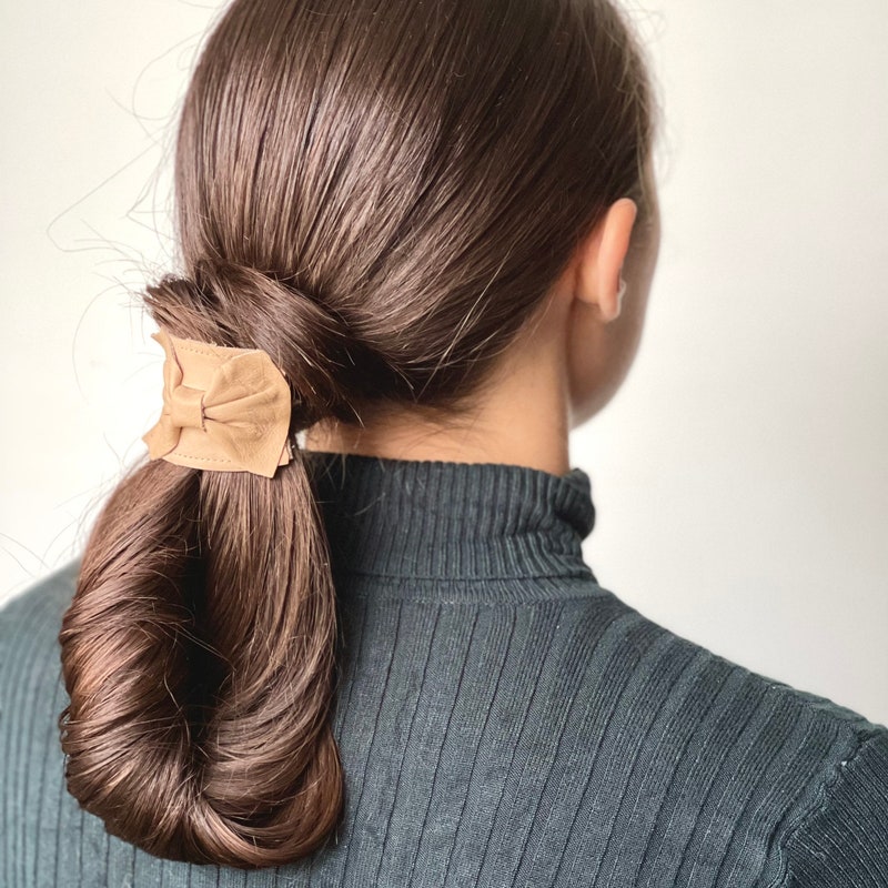 Leather Ponytail - Etsy