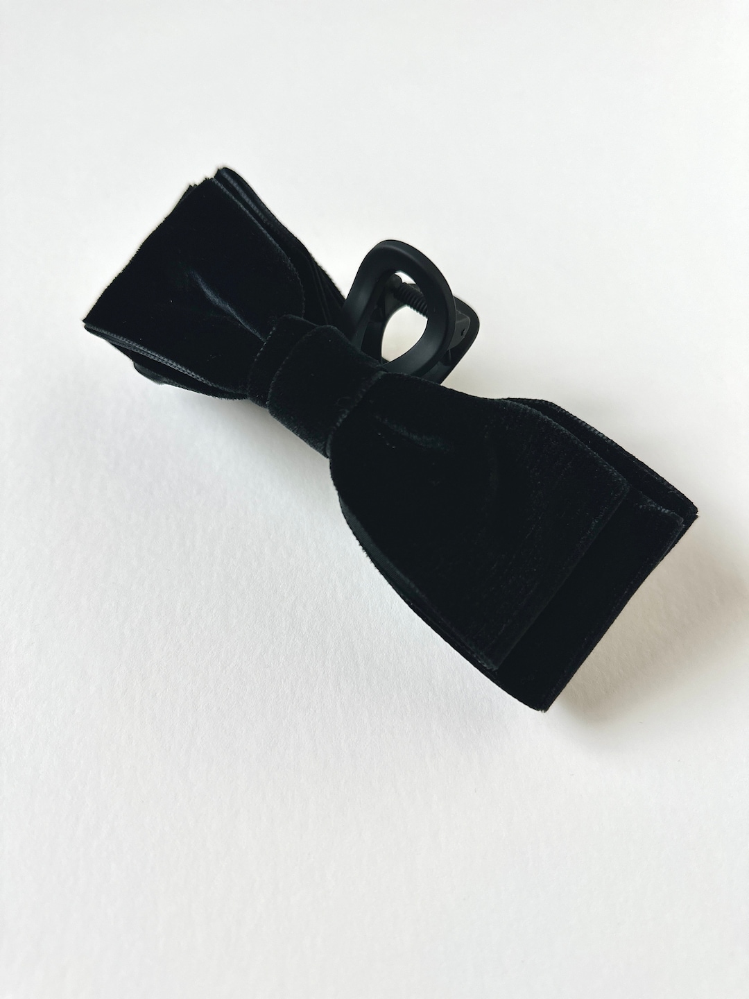 Velvet Blair Bow Claw Clip Bow Clip Black Bow Clip - Etsy