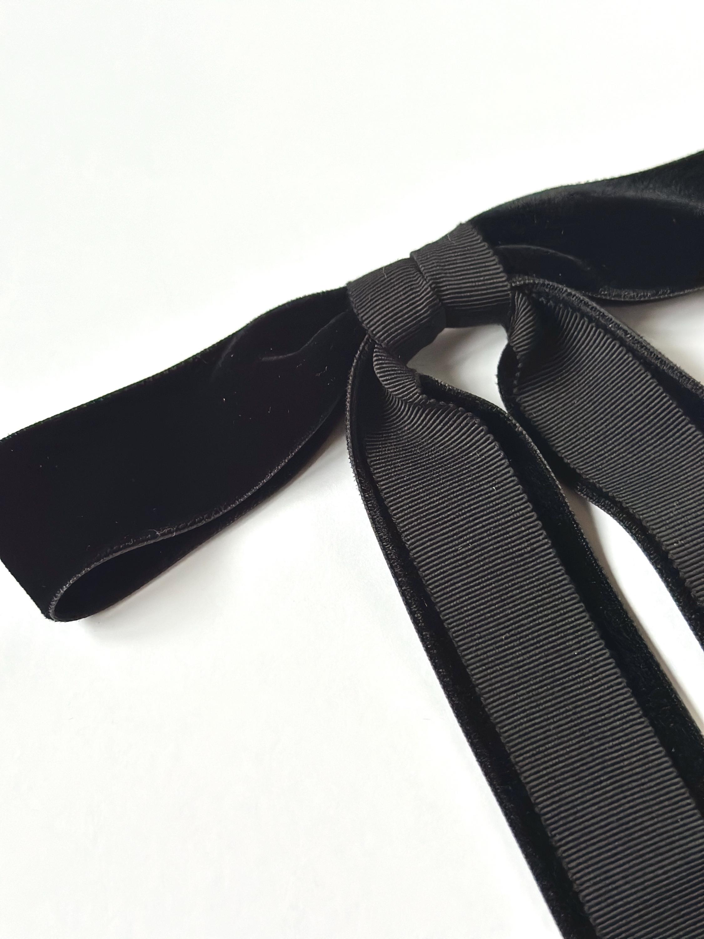 The Soho Bow | the Fall Collection | Silk Velvet Grosgrain Bow ...