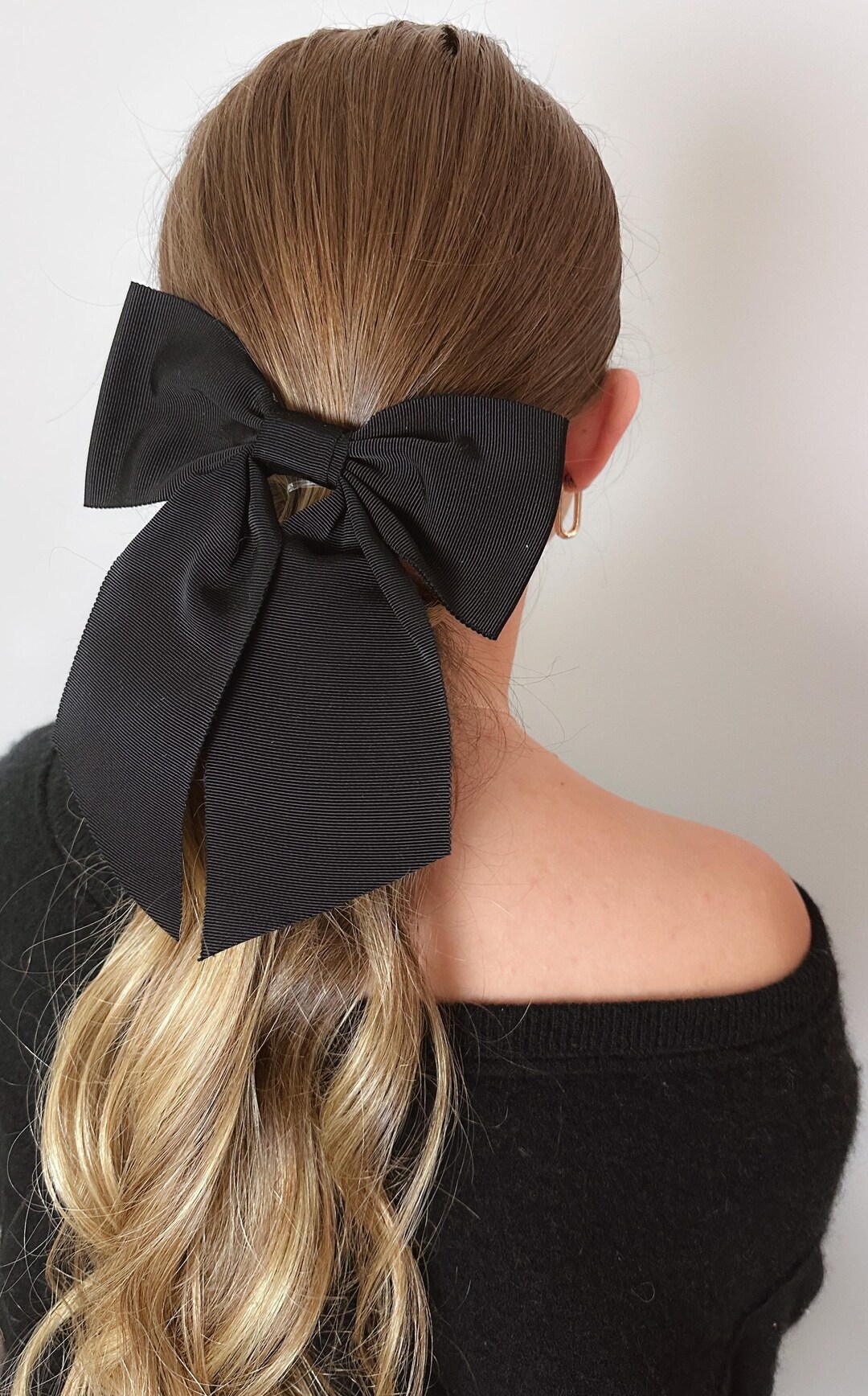 The Row Bow | Luxury Petersham Bow | Sailor Style Bow | Grosgrain Large ...