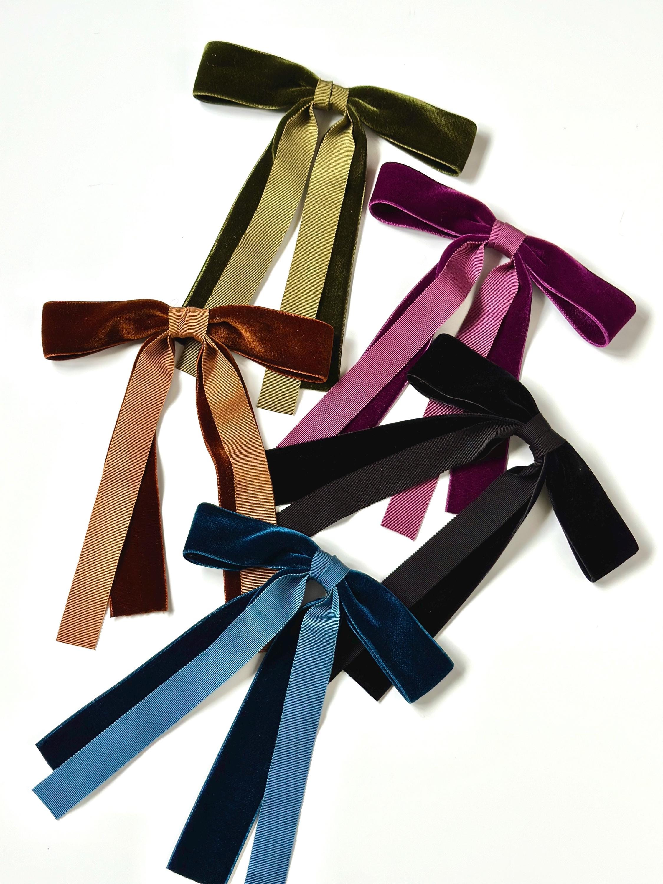 The Soho Bow | the Fall Collection | Silk Velvet Grosgrain Bow ...
