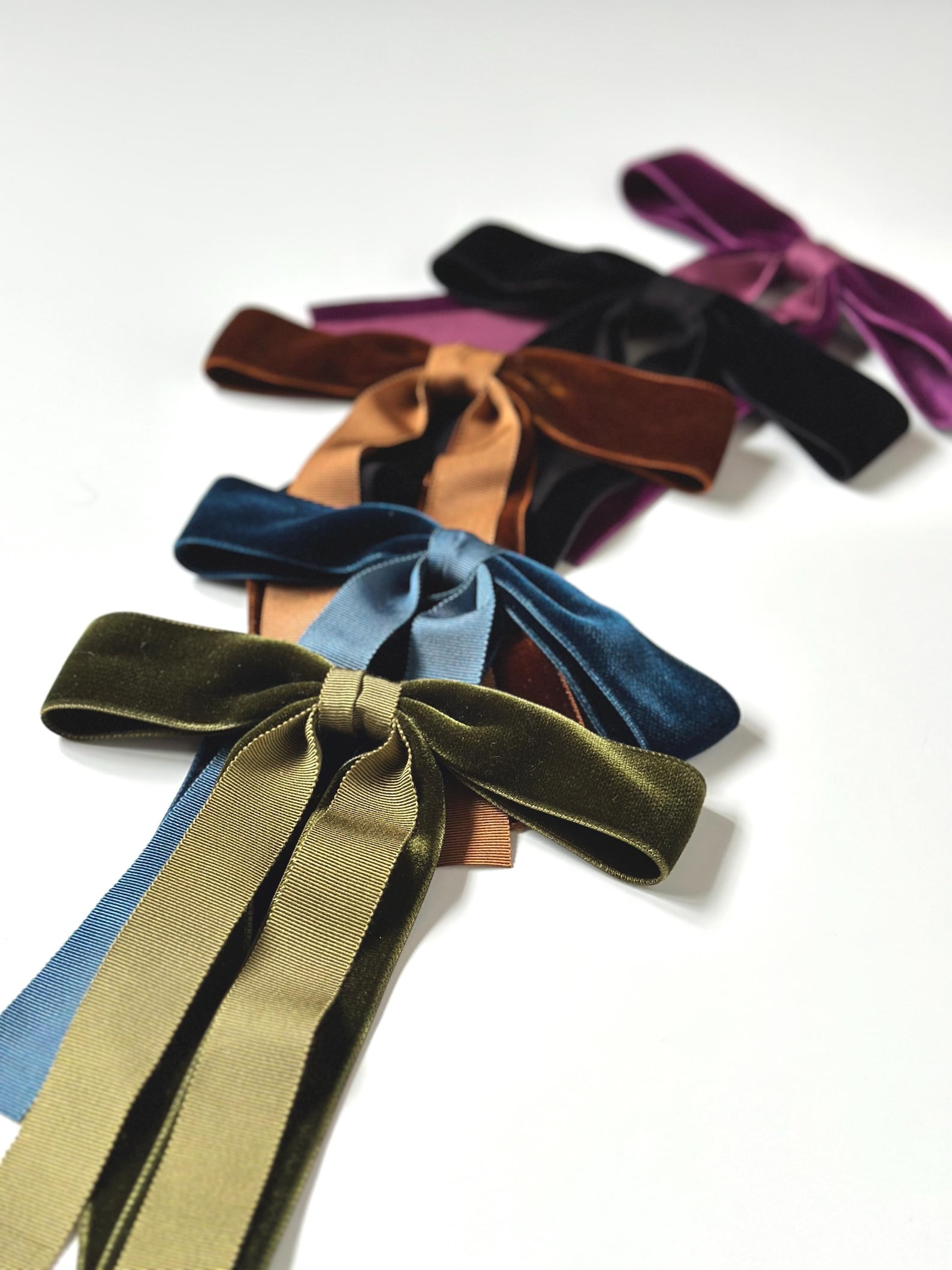 The Soho Bow | the Fall Collection | Silk Velvet Grosgrain Bow ...