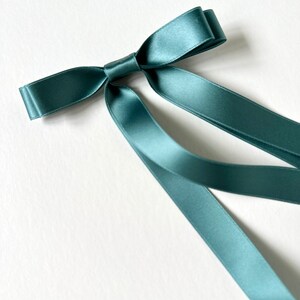 Satin Skinny Long Bow Series | Multiple Colors | Gifts for Bridesmaids ...