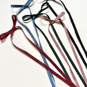 Double Sided Luxury Grosgrain Tie Ribbon | Upscale Women's Bow | Super ...